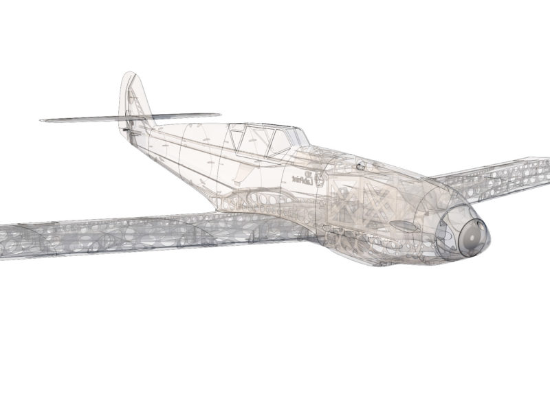 Messerschmitt Bf 109T (Tony) – 3DLabPrint