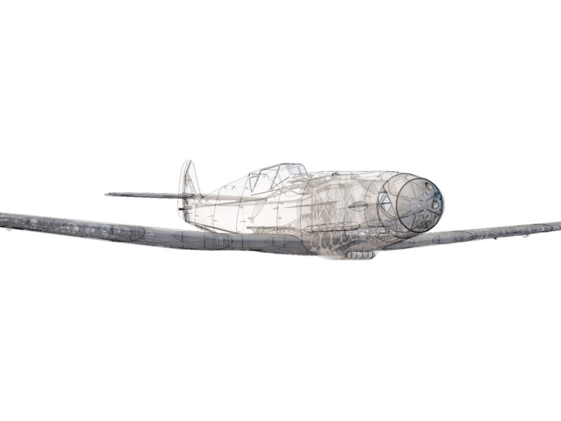 Messerschmitt Bf 109 H/F – 3DLabPrint