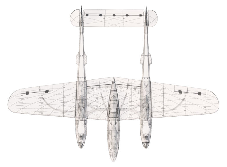 Lockheed P-38 Lightning3 – 3DLabPrint