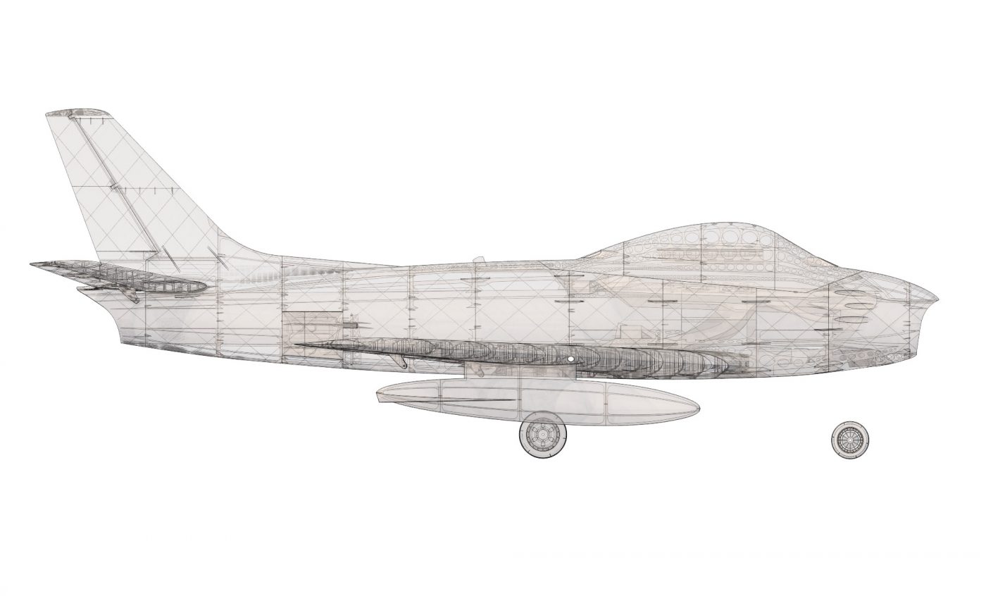 F-86 SABRE – 3DLabPrint