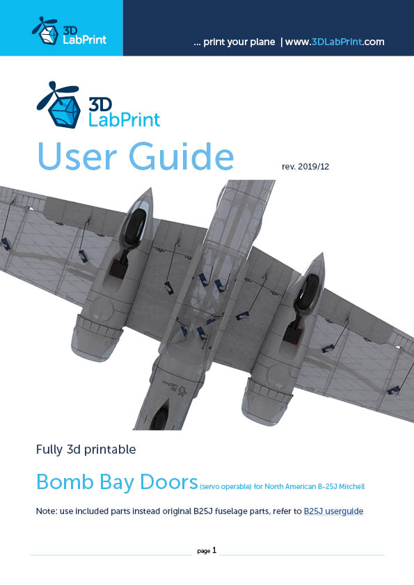 Bomb Bay Doors for North American B-25J – 3DLabPrint