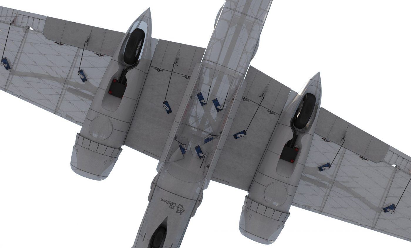Bomb Bay Doors for North American B-25J – 3DLabPrint