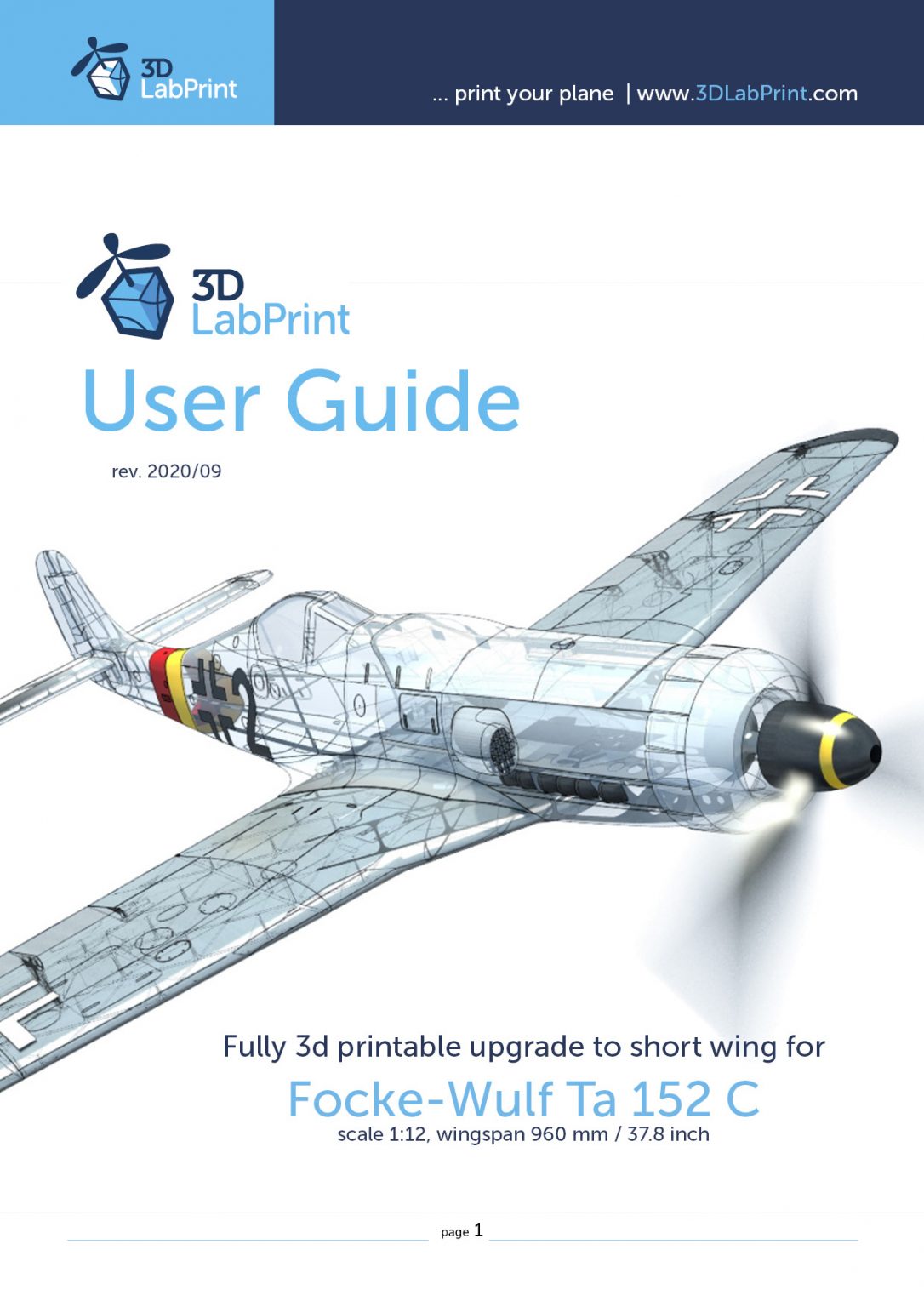 Focke-Wulf Ta 152 C upgrade – 3DLabPrint