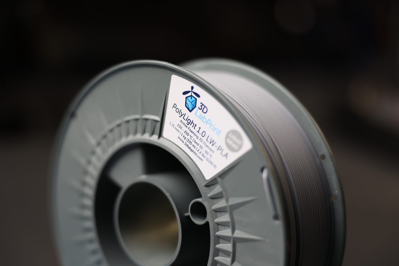 PolyLight 1.0 - LIGHT GRAY - LW PLA – 3DLabPrint