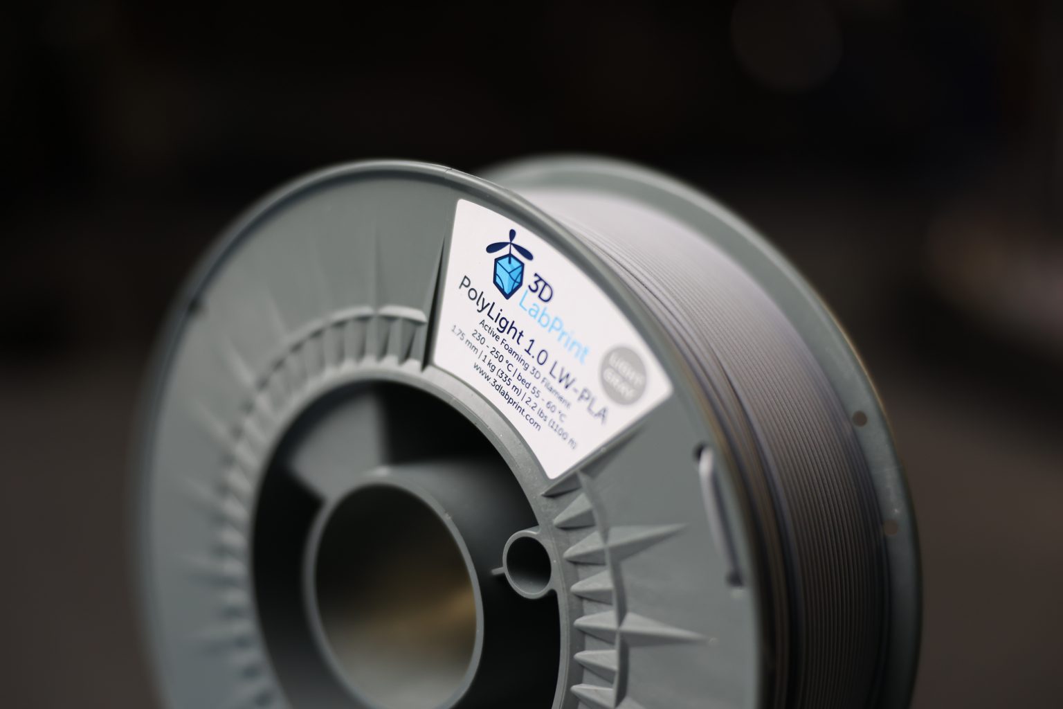 PolyLight 1.0 - LIGHT GRAY - LW PLA – 3DLabPrint