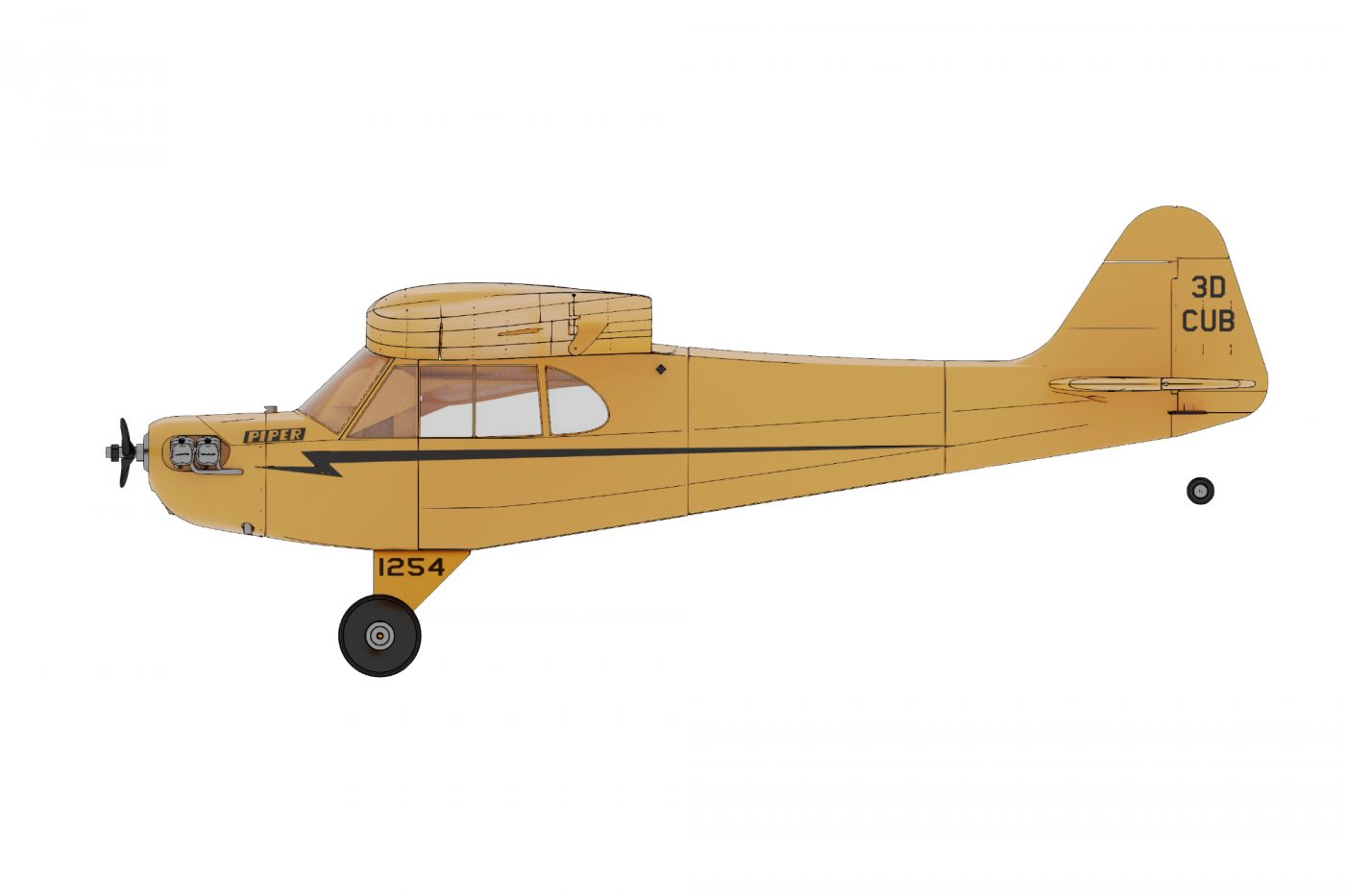 Piper J-3 Cub – 3DLabPrint