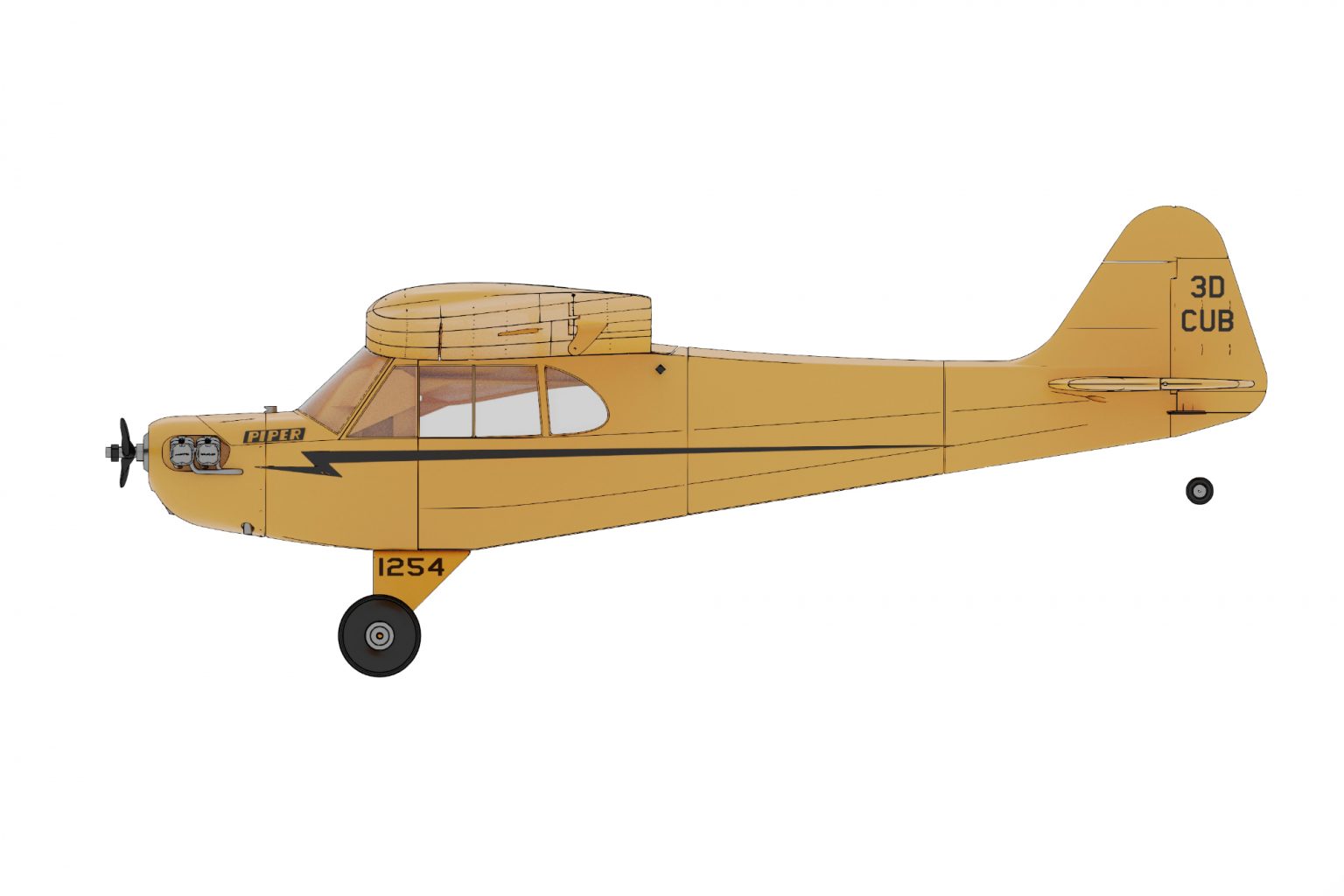 Piper J-3 Cub – 3DLabPrint