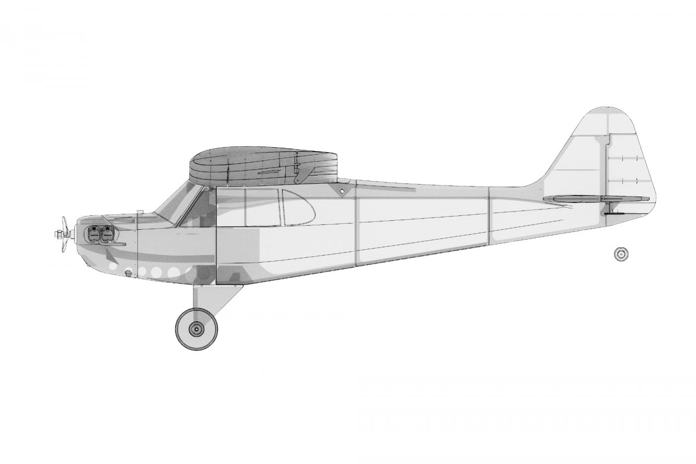 Piper J-3 Cub – 3DLabPrint