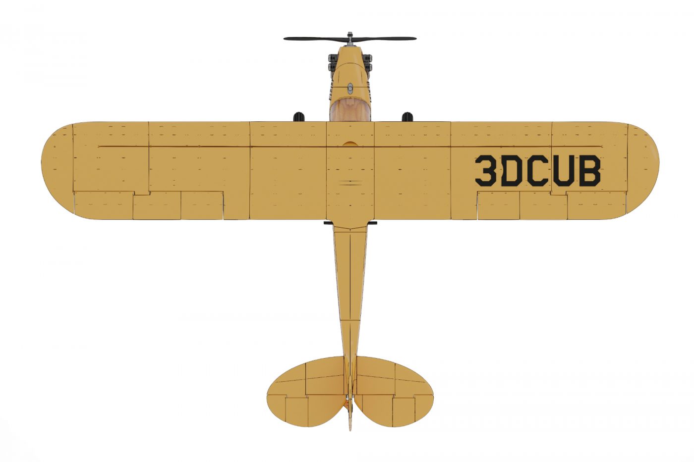 Piper J-3 Cub – 3DLabPrint