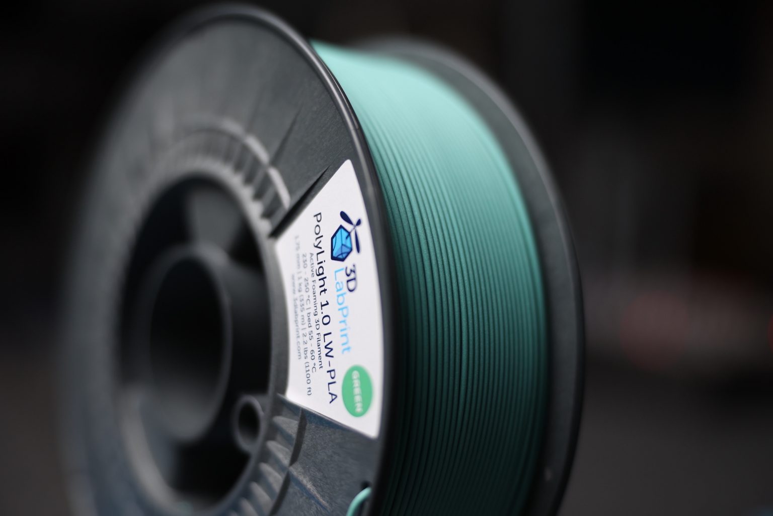 PolyLight 1.0 - GREEN - LW PLA – 3DLabPrint