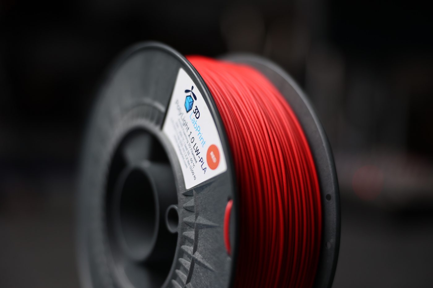 PolyLight 1.0 - RED - LW PLA – 3DLabPrint
