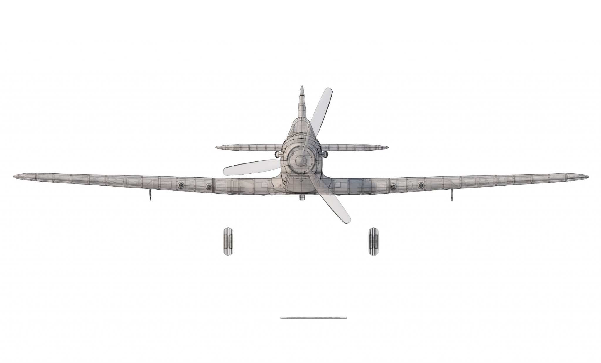Hawker Hurricane MkII - Value Pack – 3DLabPrint