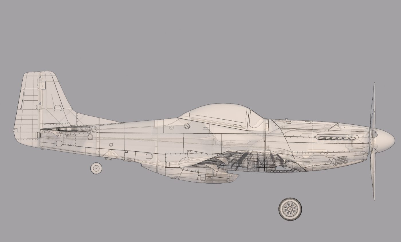North American P-51D Mustang – 3DLabPrint