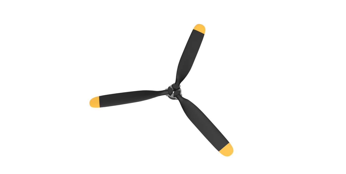 Scale 18x8" propeller for F4U Corsair – 3DLabPrint