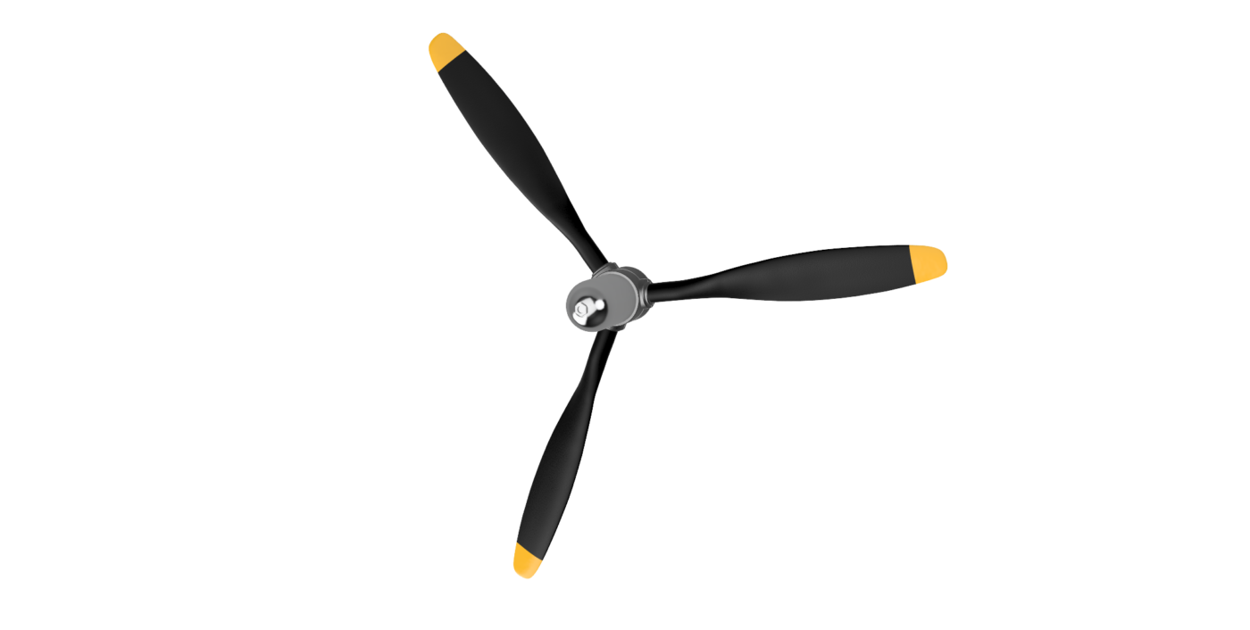 Scale 11" propellers for B-25J Mitchell – 3DLabPrint